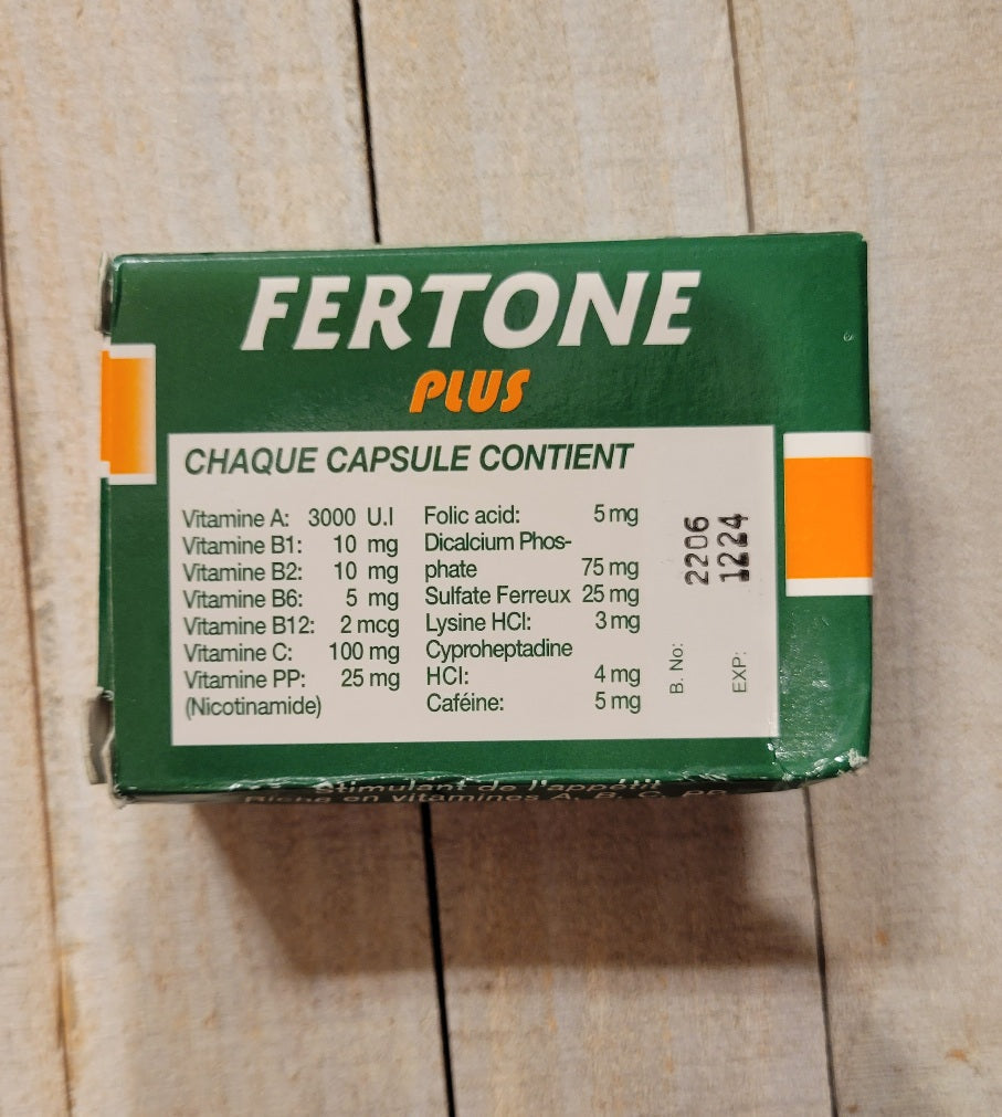 Fertone Plus Essential Multivitamin for Energy, Iron, & Overall Health ...